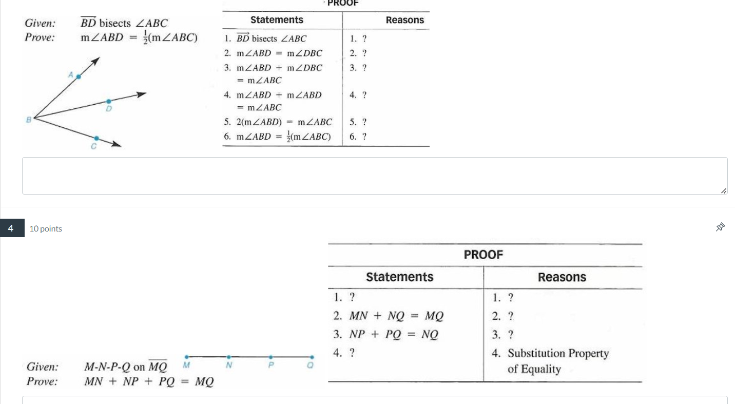 Solved m∠ABD=21( m∠ABC) M−N−P−Q on MQMN+NP+PQ=MQ | Chegg.com