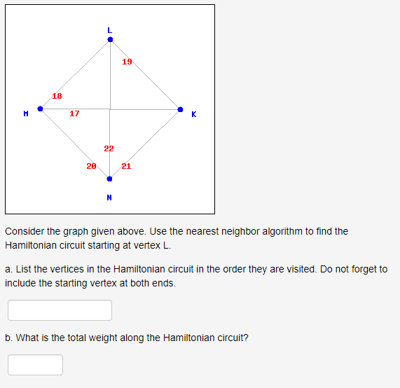 Solved 20 21 Consider the graph given above. Use the nearest | Chegg.com