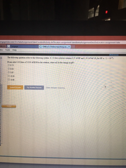 Chemistry Archive | December 10, 2017 | Chegg.com