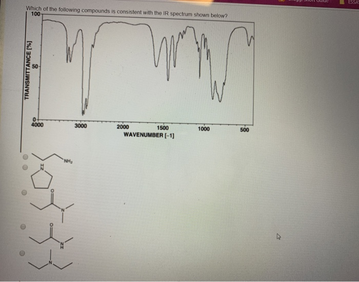 Solved Which of the following compounds is consistent with | Chegg.com
