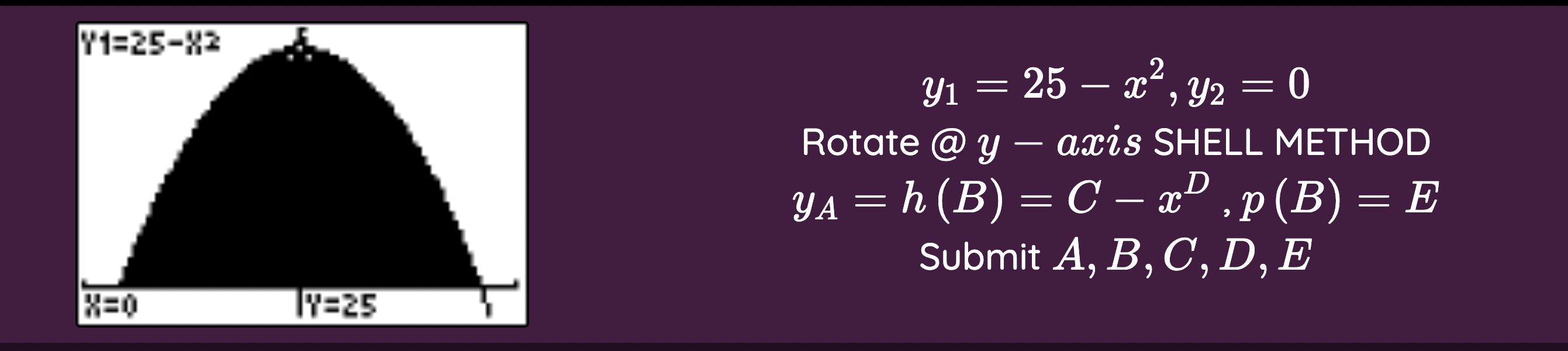 Solved Use SHELL METHOD to solve this problem and give the | Chegg.com