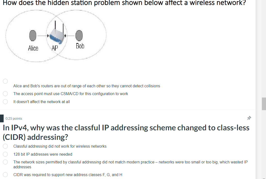 Solved Alice and Bob's routers are out of range of each | Chegg.com