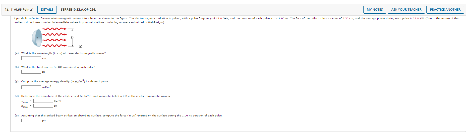 Solved problem, do not use rounded intermediate values in | Chegg.com