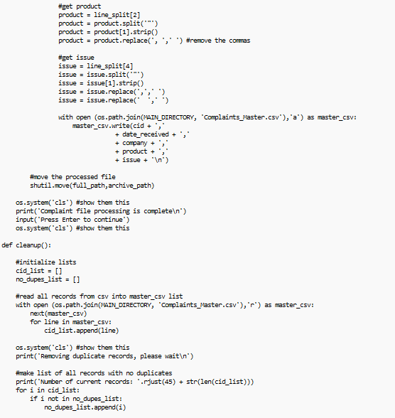 Solved \#processing one file at a time f2p = | Chegg.com
