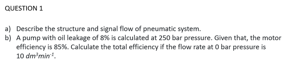 Solved QUESTION 1 a) Describe the structure and signal flow | Chegg.com