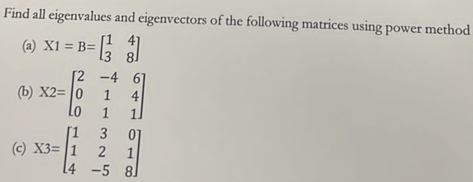 Solved Find all eigenvalues and eigenvectors of the | Chegg.com