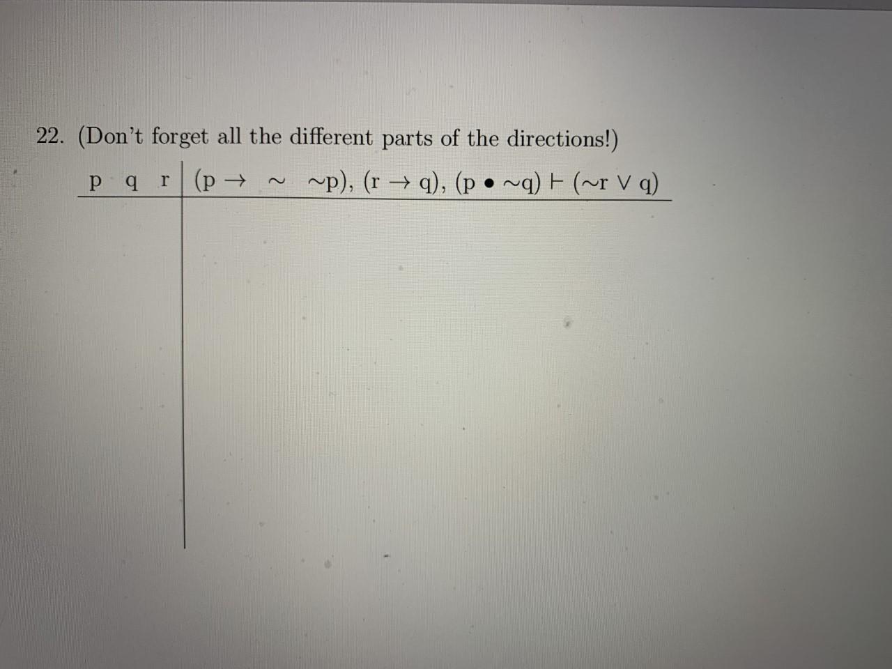 Solved 6 Truth Tables Construct Truth Tables For Each Of 4187