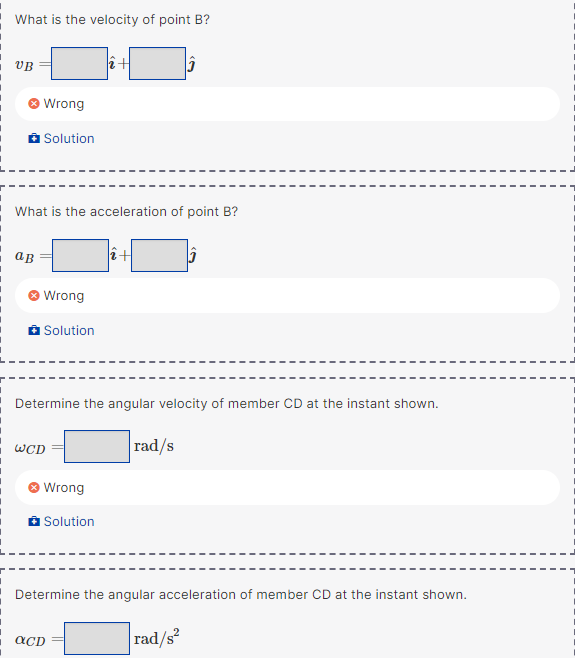 Solved Block B of the mechanism is confined to move with in | Chegg.com