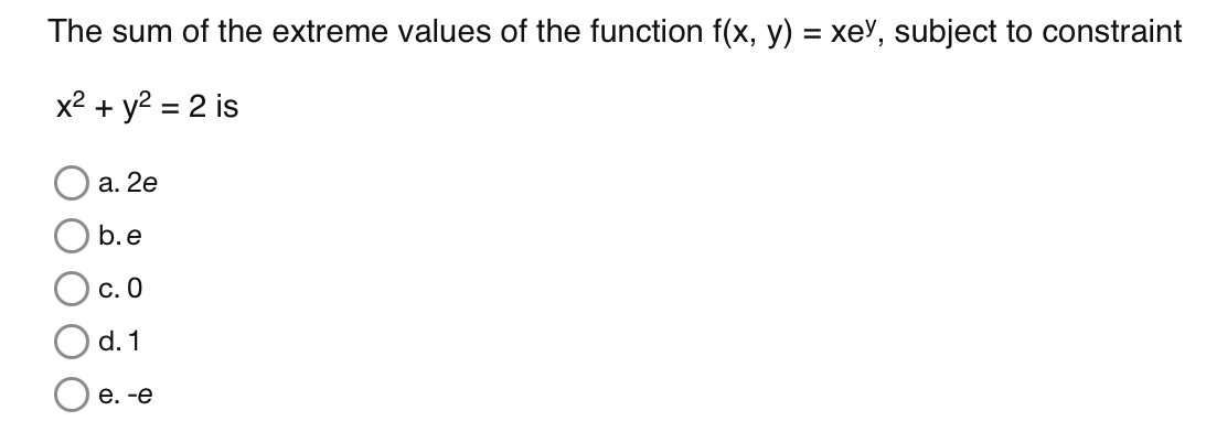 Solved The sum of ﻿the extreme values of ﻿the function | Chegg.com