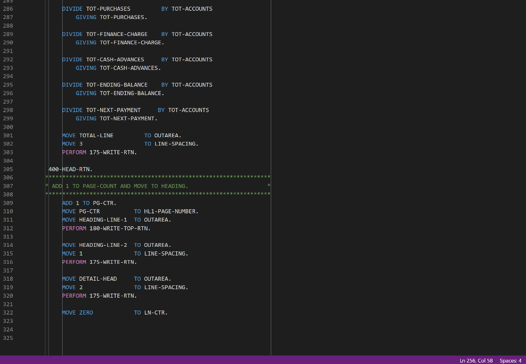 I need help with my COBOL project. I have finished | Chegg.com