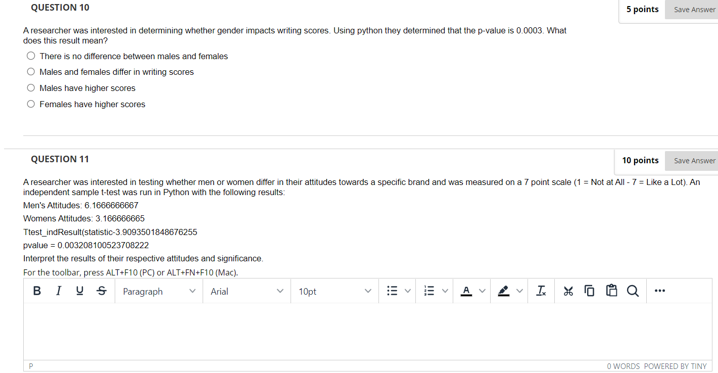 Solved A researcher was interested in determining whether | Chegg.com