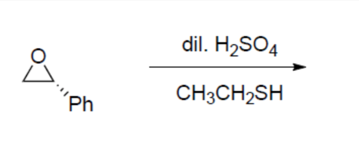 Solved dil. H2SO4 2 CH3CH2SH Ph | Chegg.com