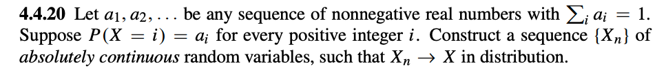Solved 4.4.20 Let a1,a2,… be any sequence of nonnegative | Chegg.com