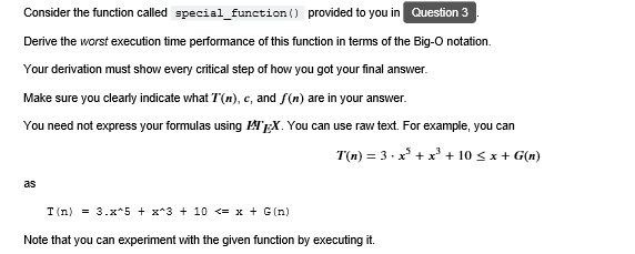 Solved this first picture read q3 This function | Chegg.com