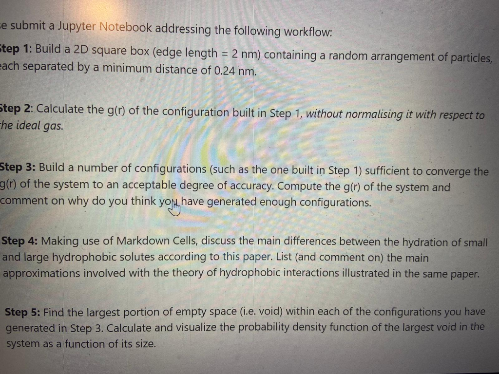 Find the largest portion of empty space (i.e. void) | Chegg.com