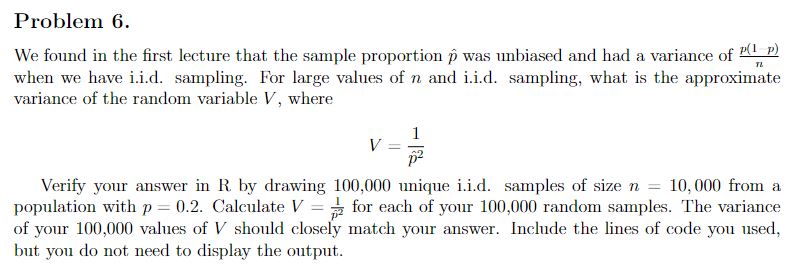 Solved I know you need to use the delta method for variance | Chegg.com