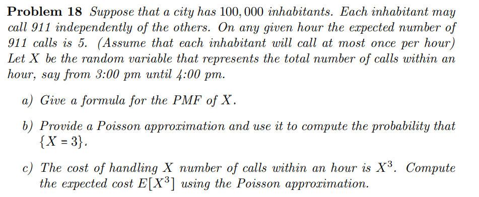 Solved Problem 18 Suppose that a city has 100,000 | Chegg.com