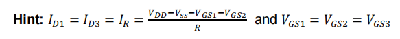 Solved The Figure below shows a Wilson current source. Given | Chegg.com