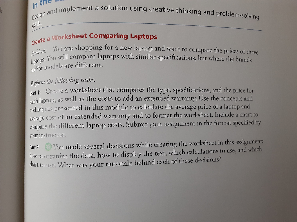 In ti skills. Design and implement a solution using | Chegg.com