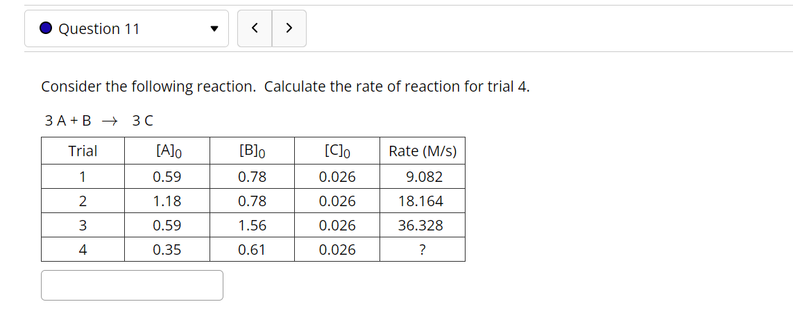 Solved Consider the following reaction. Calculate the rate | Chegg.com