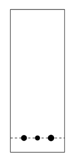 Solved Shown below is a TLC slide spotted with the following | Chegg.com