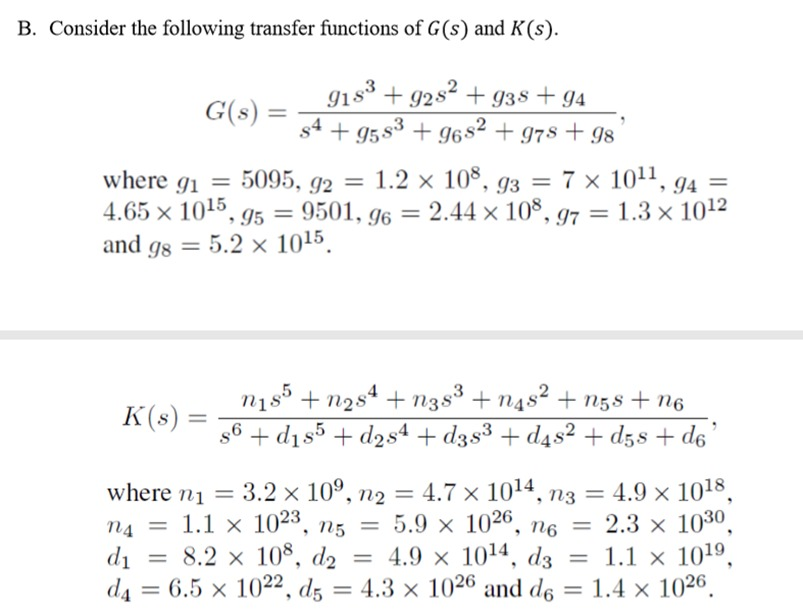 a) Plot the open-loop step response of the system | Chegg.com