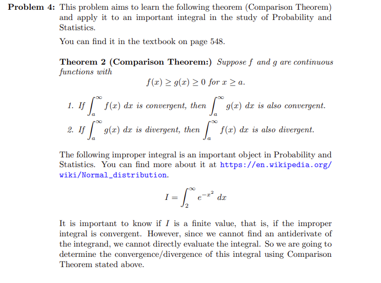 Solved This problem aims to learn the following theorem | Chegg.com