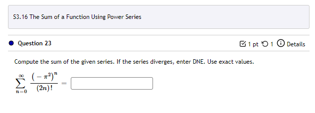 Solved • Identified the correct power series representation | Chegg.com