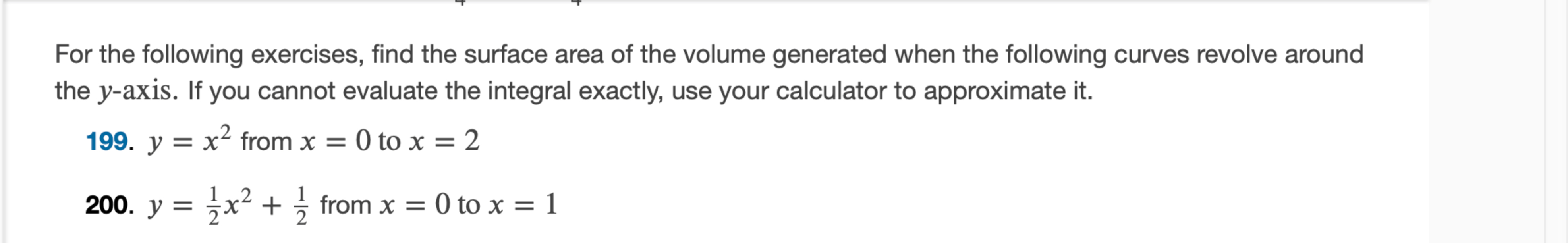Solved For the following exercises, find the surface area of | Chegg.com Solved For the following exercises, find the surface area of | Chegg.com