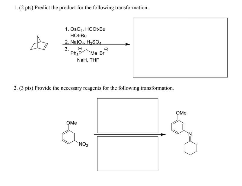 Solved for both problem please provide a general mechanism | Chegg.com
