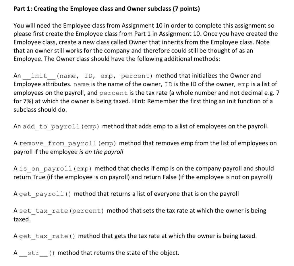 Solved Need Help With This Assignment 11 Python Program 2651