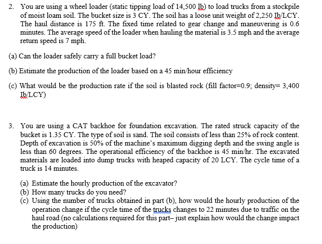 Solved 2. You are using a wheel loader (static tipping load | Chegg.com