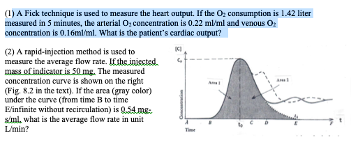 ICI (1) A Fick technique is used to measure the heart | Chegg.com ICI (1) A Fick technique is used to measure the heart | Chegg.com
