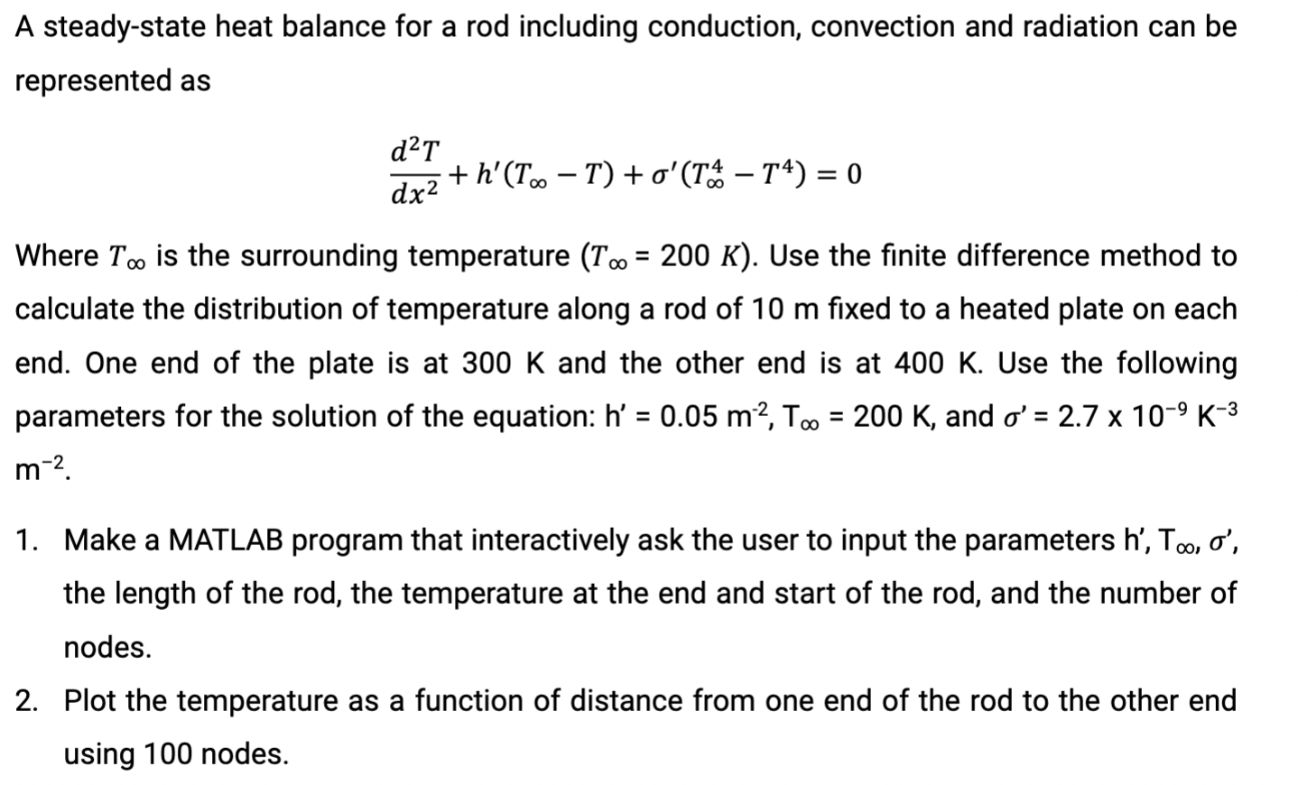 Solved I wanted to know how to approach this problem for a | Chegg.com