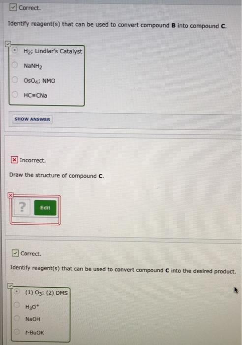 Solved Practice Problem 11.21d Identify reagents that can be | Chegg.com