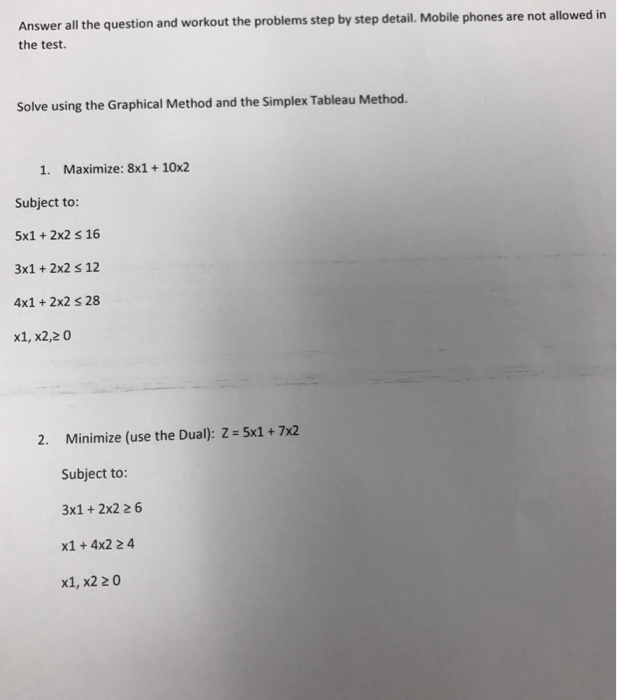 Solved Answer all the question and workout the problems step | Chegg.com