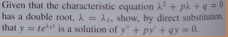 Solved Given that the characteristic equation 1? + på + 9 = | Chegg.com