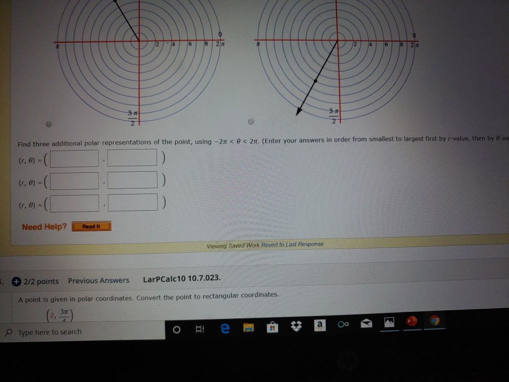Solved 46827 Find three additional polar representations of | Chegg.com