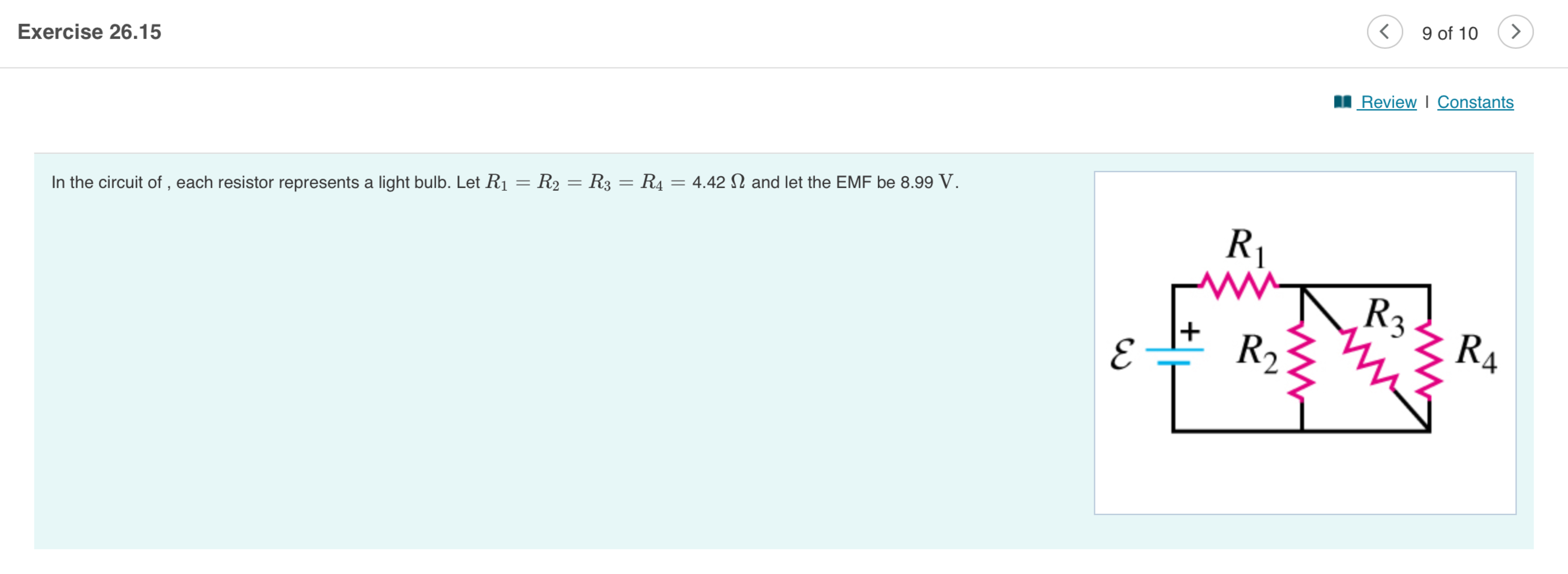 Solved Urgent pleaseIn the circuit of, ﻿each resistor | Chegg.com