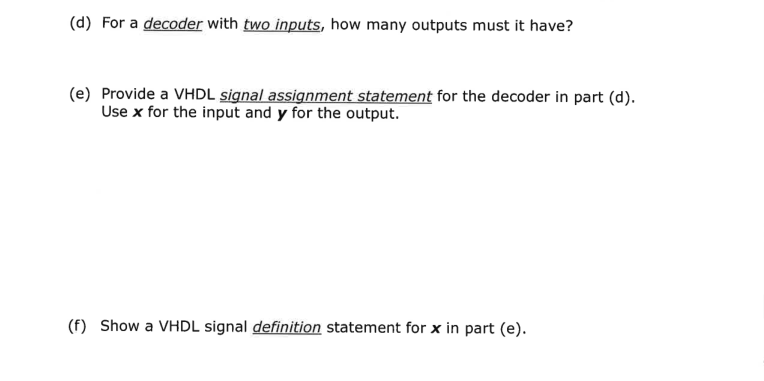 Solved Question 5 Combinational Circuit Building Blocks A