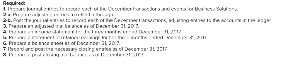 Solved Business Solutions had the following transactions | Chegg.com Solved Business Solutions had the following transactions | Chegg.com
