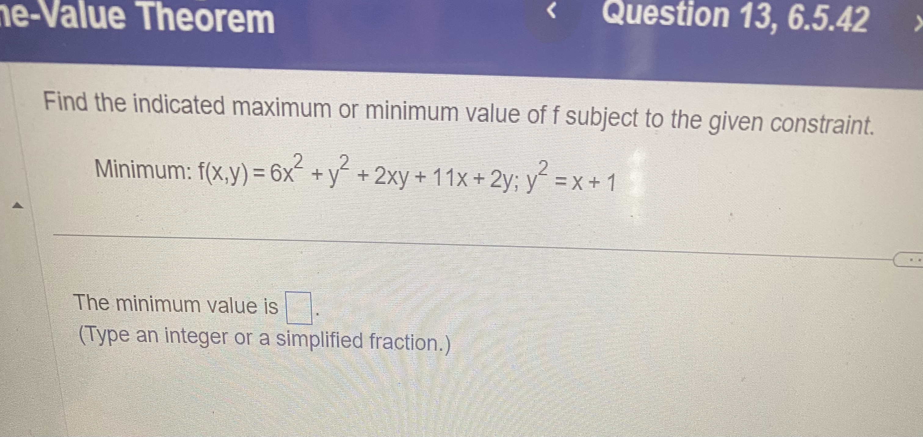 Solved Find the indicated maximum or minimum value of f | Chegg.com