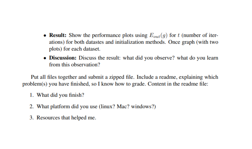 Implement a linear classifier for multi-class | Chegg.com