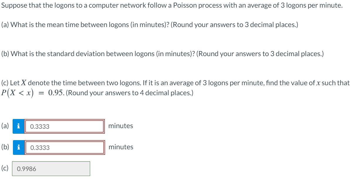 Solved Suppose that the logons to a computer network follow | Chegg.com