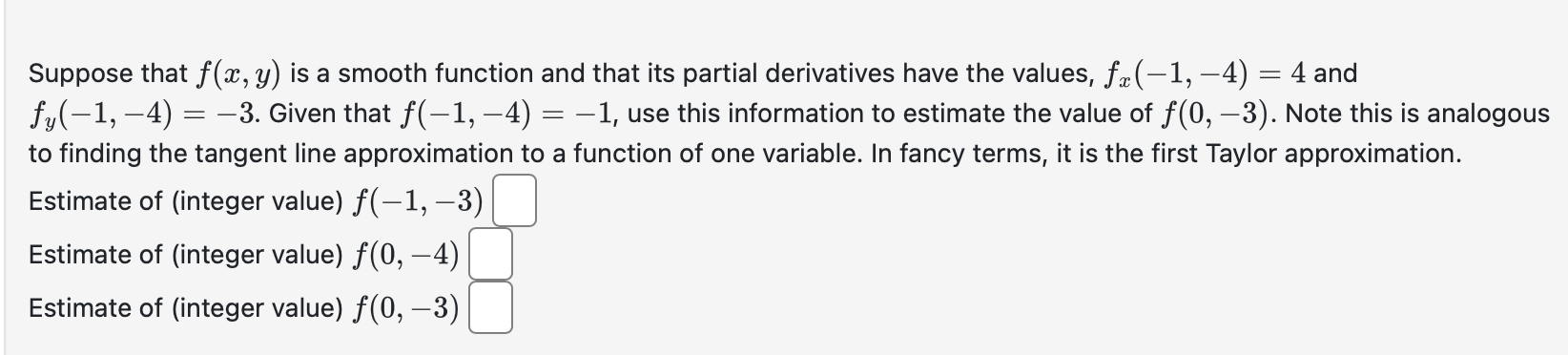 Solved Suppose that f(x,y) is a smooth function and that its | Chegg.com