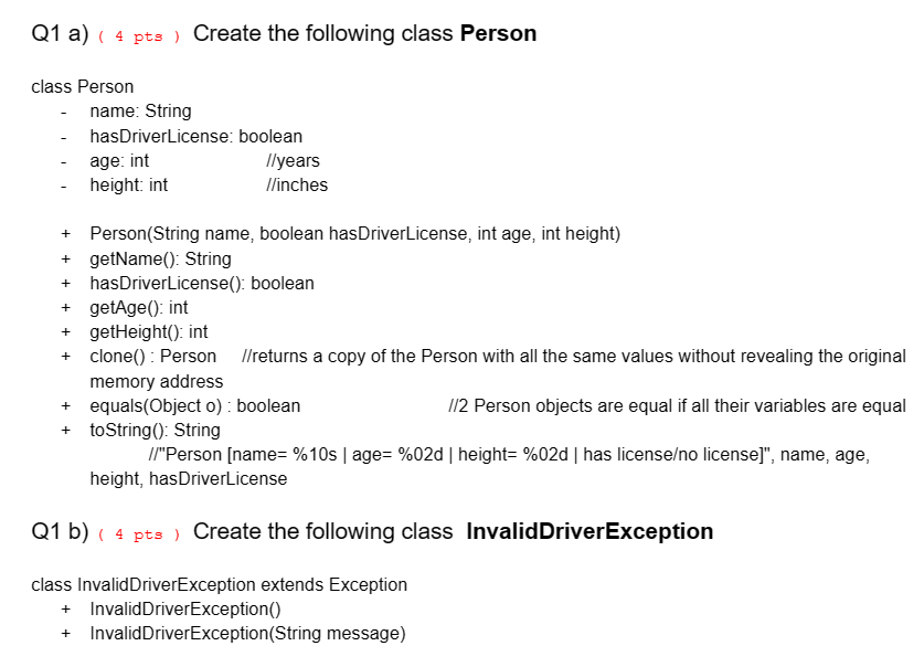 Solved Notes for Class Vehicle: 1. This constructor is used | Chegg.com
