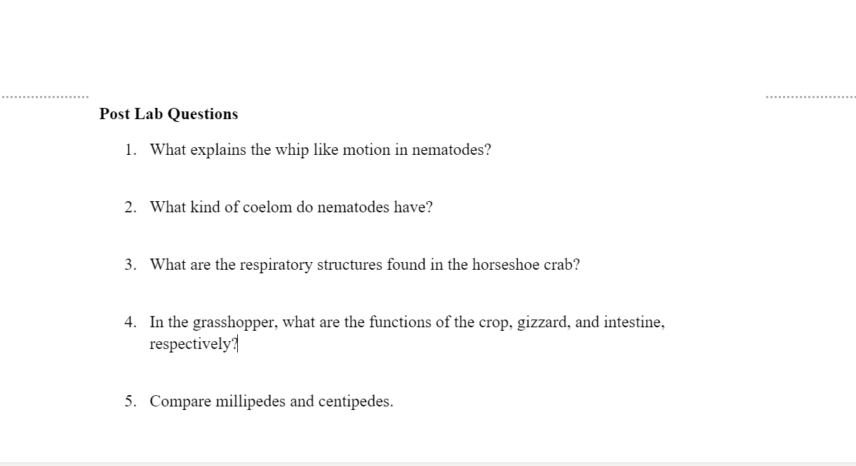Solved Post Lab Questions 1. What explains the whip like | Chegg.com