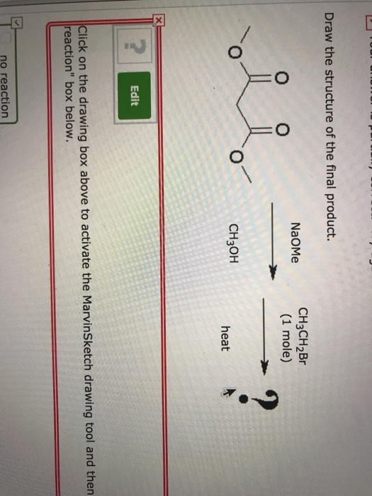 Solved Draw the structure of the final product. CH3CH2Br (1 | Chegg.com