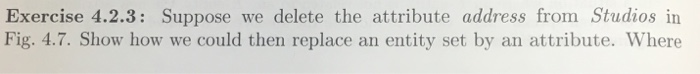 Solved Suppose we delete the attribute address from Studios | Chegg.com
