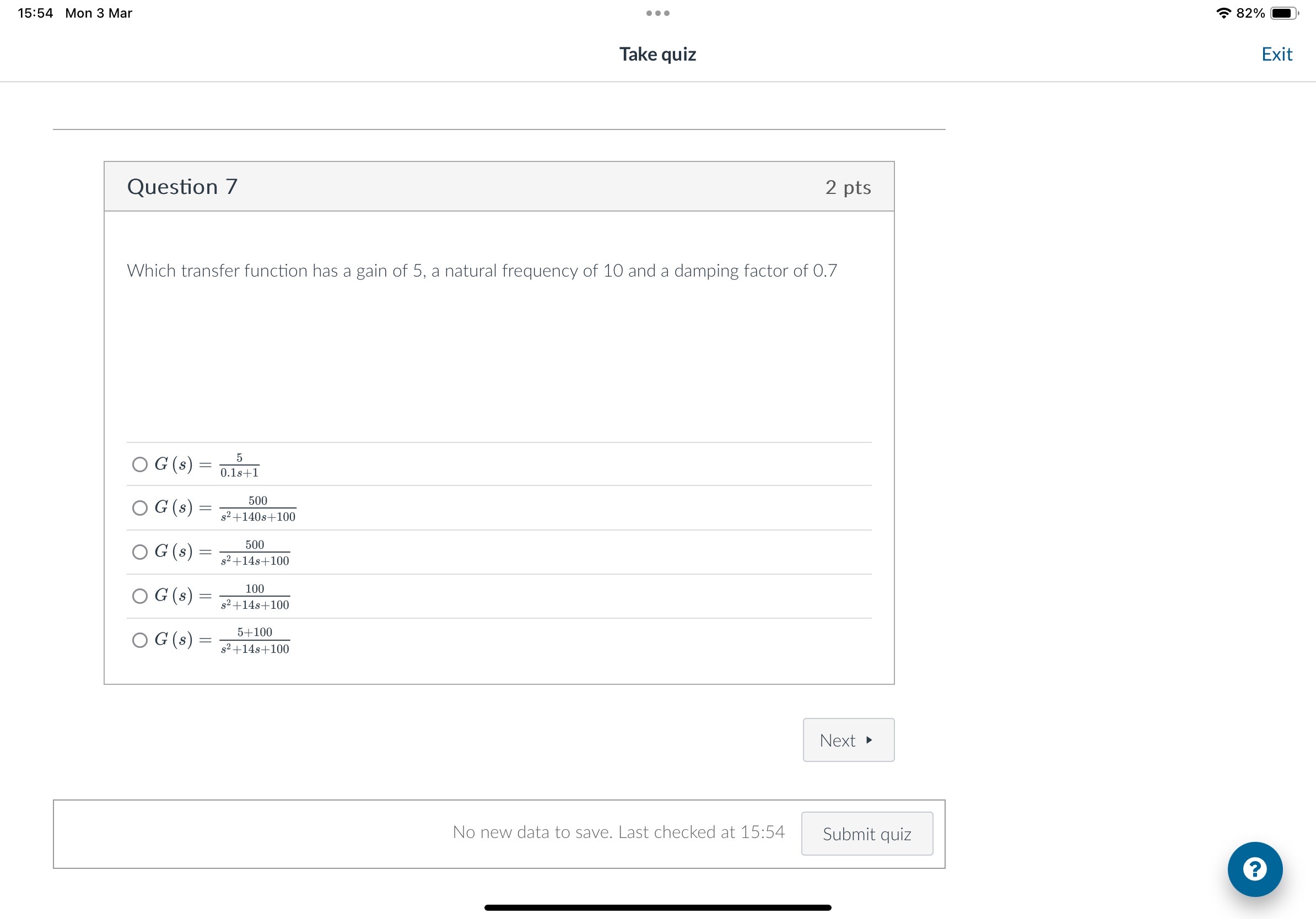 Solved code class="asciimath">Question 7 ﻿Which transfer | Chegg.com